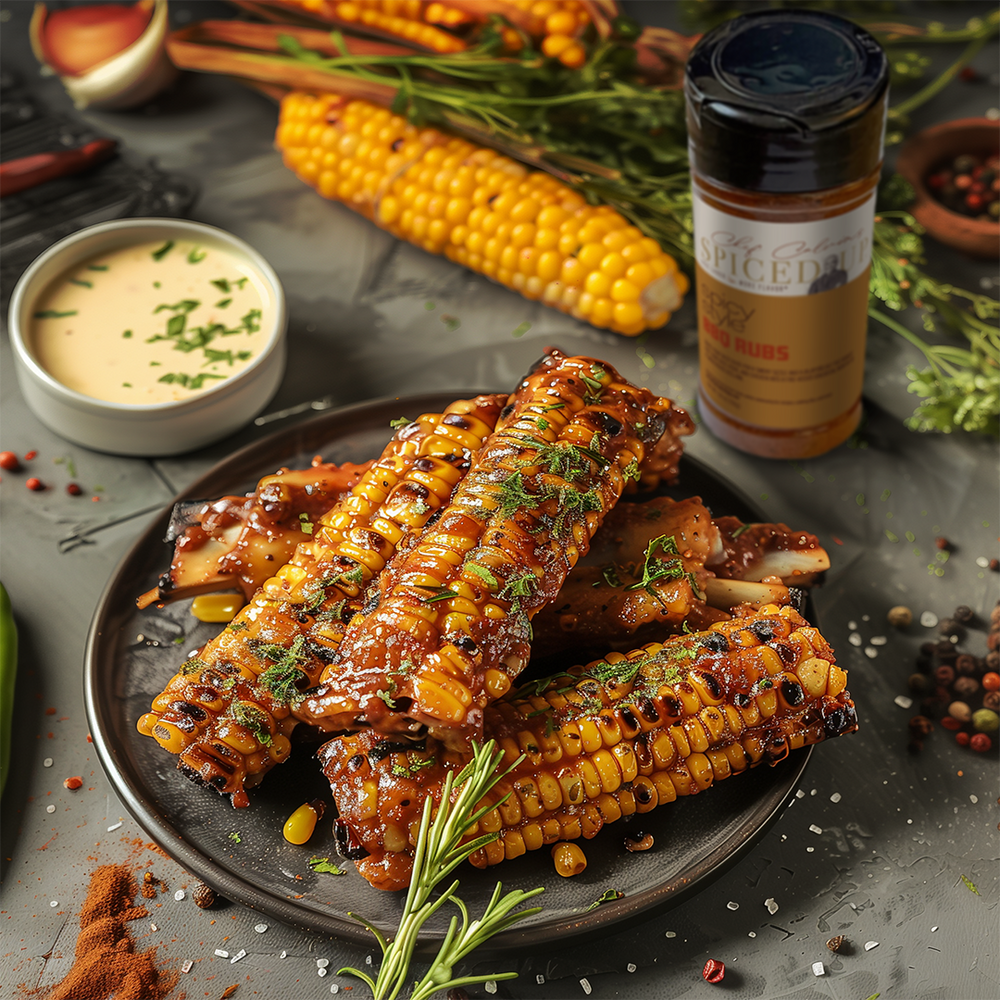 Chili Lime Corn Ribs | SpicedUpSeasonings