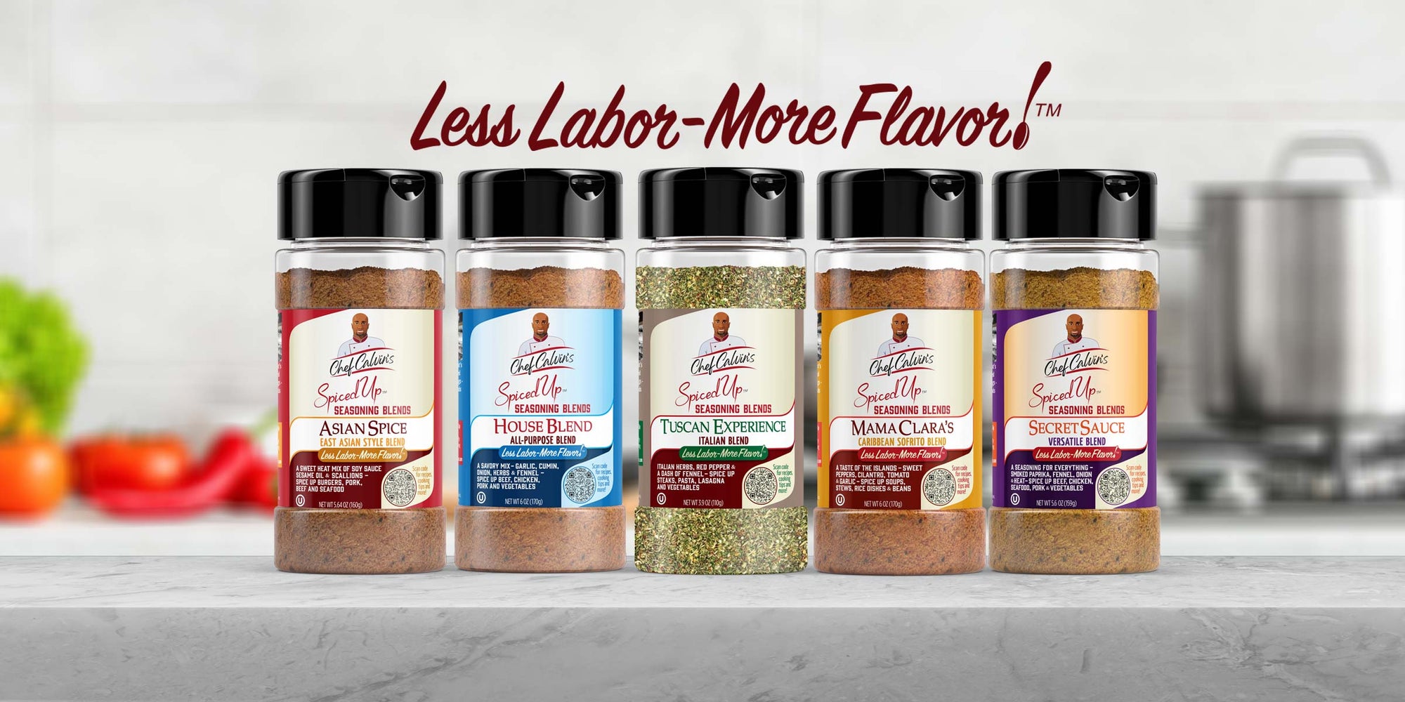 Spiced Up Seasonings by Chef Calvin
